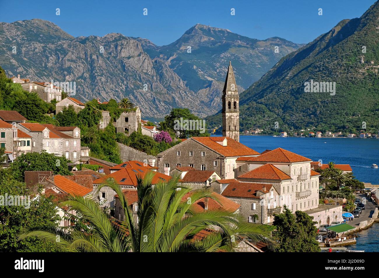 Perast Village in Kotor Bay, Montenegro Stock Photo - Alamy