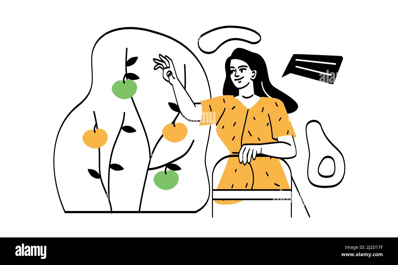 People picking harvest Stock Vector Image & Art - Alamy