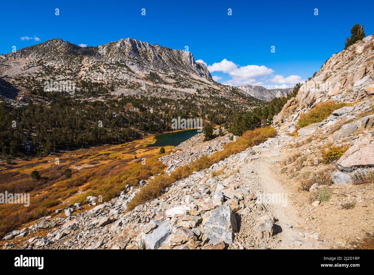 Bishop Pass Trail, John Muir Wilderness, Sierra Nevada Mountains ...
