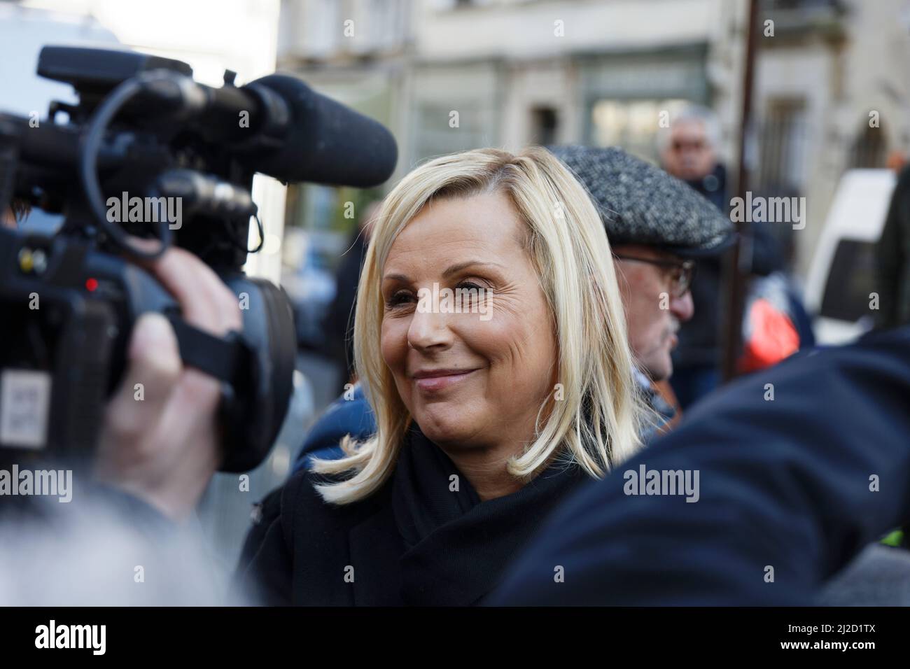 Paris, France. 9th Mar, 2022, Laurence Ferrari attends Jean-Pierre ...