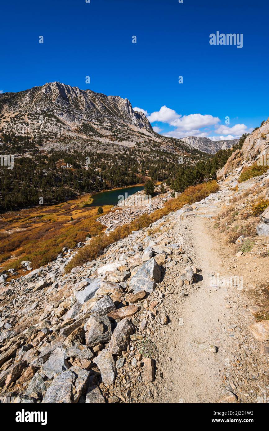 Bishop Pass Trail, John Muir Wilderness, Sierra Nevada Mountains ...