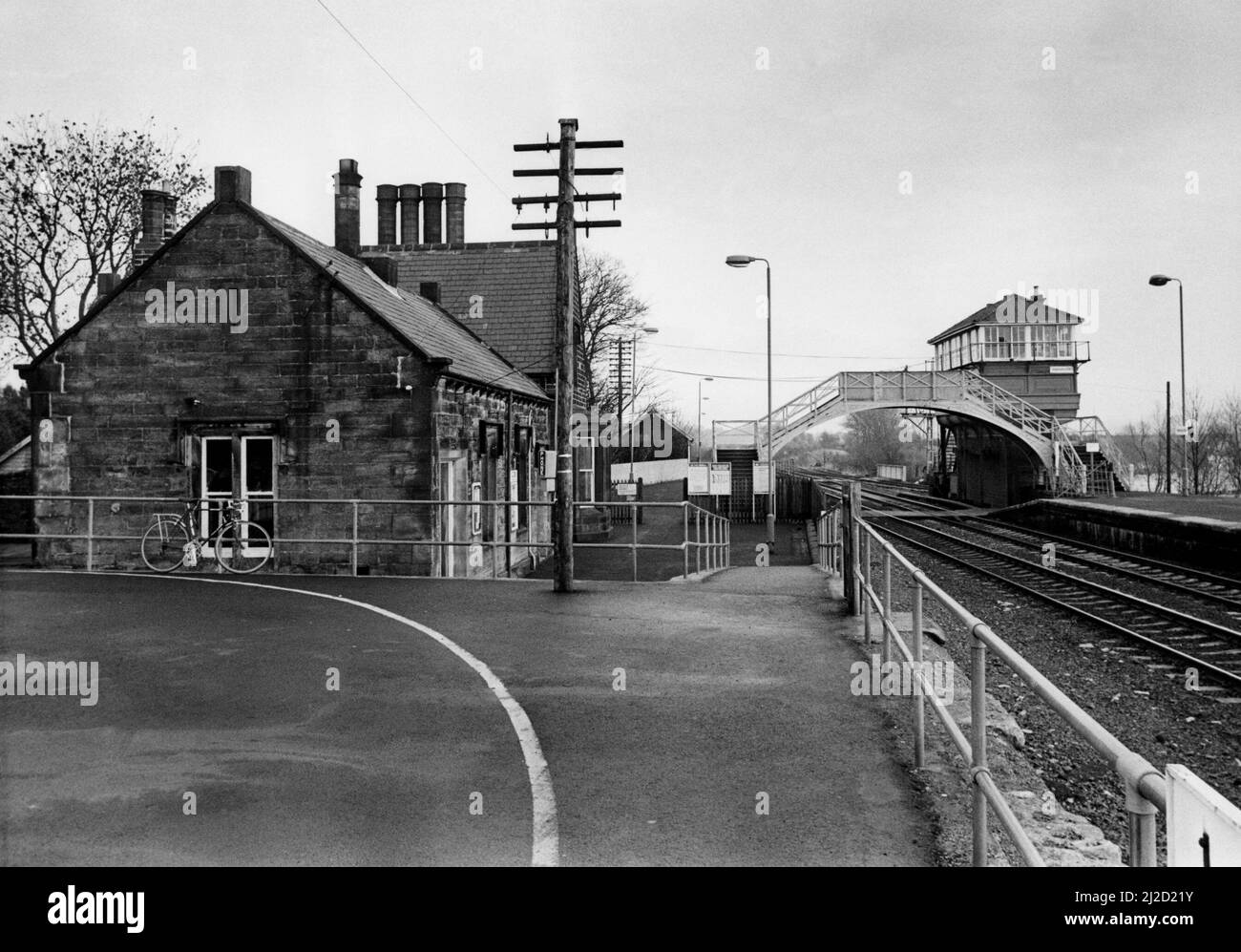 Haltwhistle signal box Black and White Stock Photos & Images - Alamy