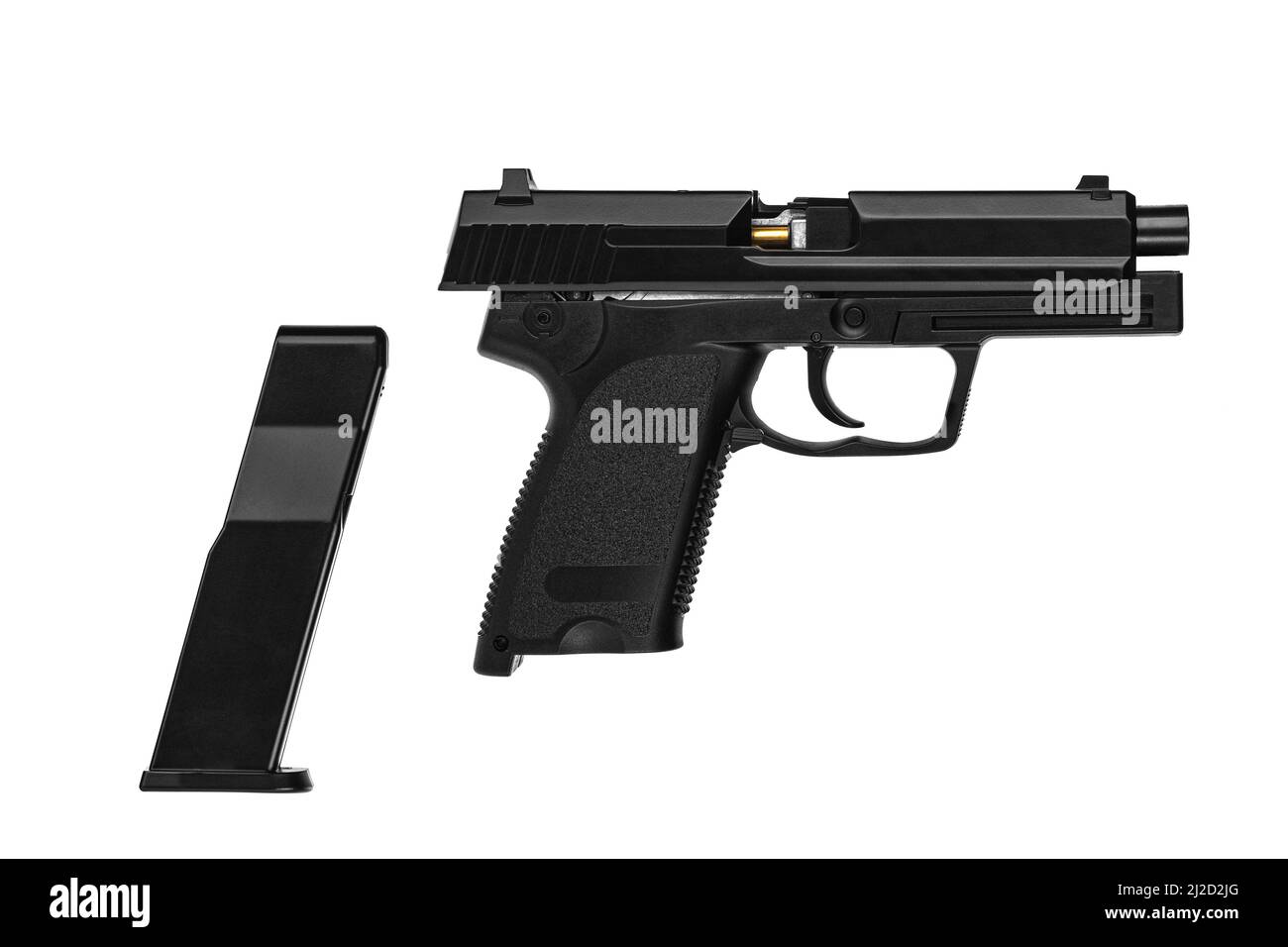 Air gun. Modern pneumatic weapon for air soft, sports and entertainment ...