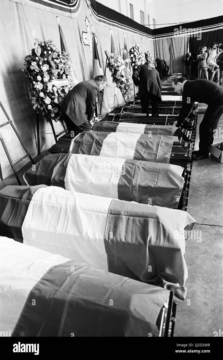 Heysel stadium disaster Black and White Stock Photos & Images - Alamy