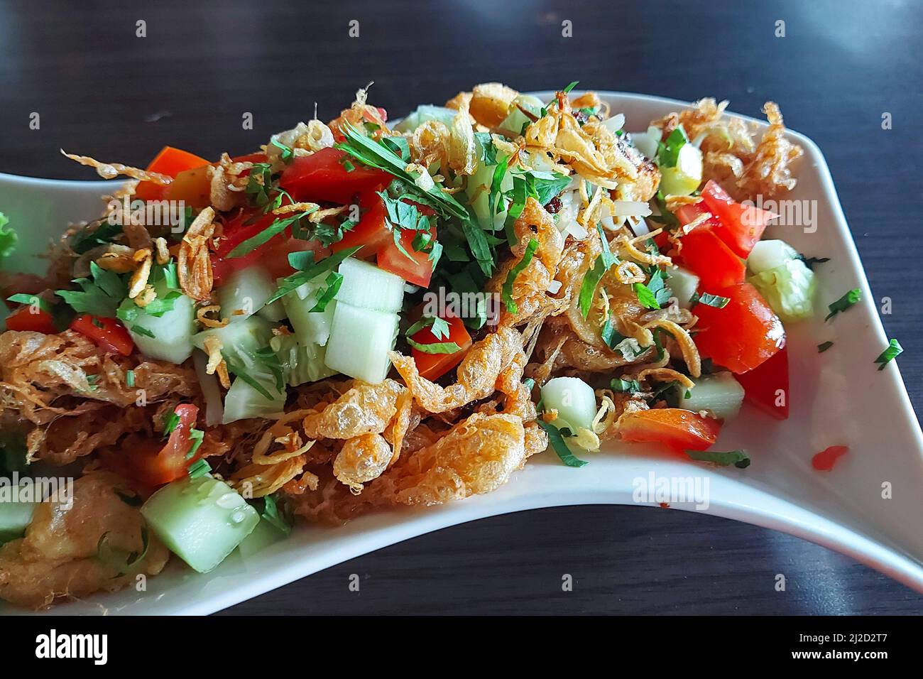 Tahu Telor, Fried Egg Tofu, Traditional food of Indonesia, Bandung ...