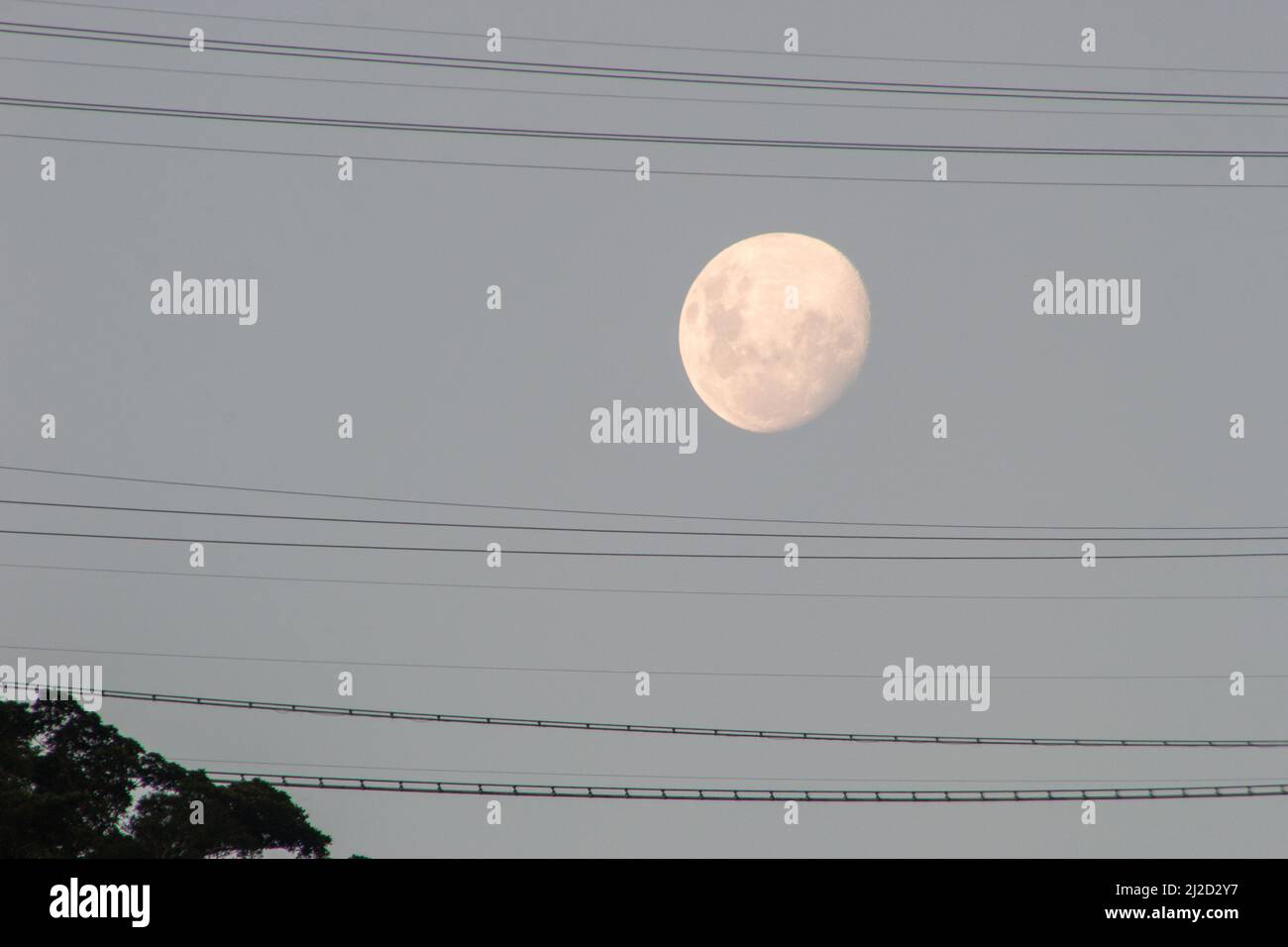 full moon in the sky of Rio de Janeiro, Brazil Stock Photo - Alamy