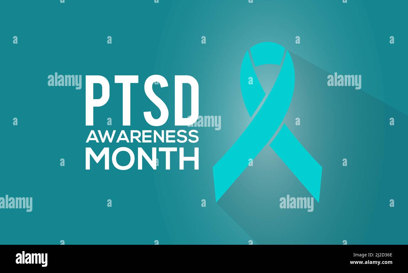 PTSD awareness month. Posttraumatic Stress Disorder health awareness ...