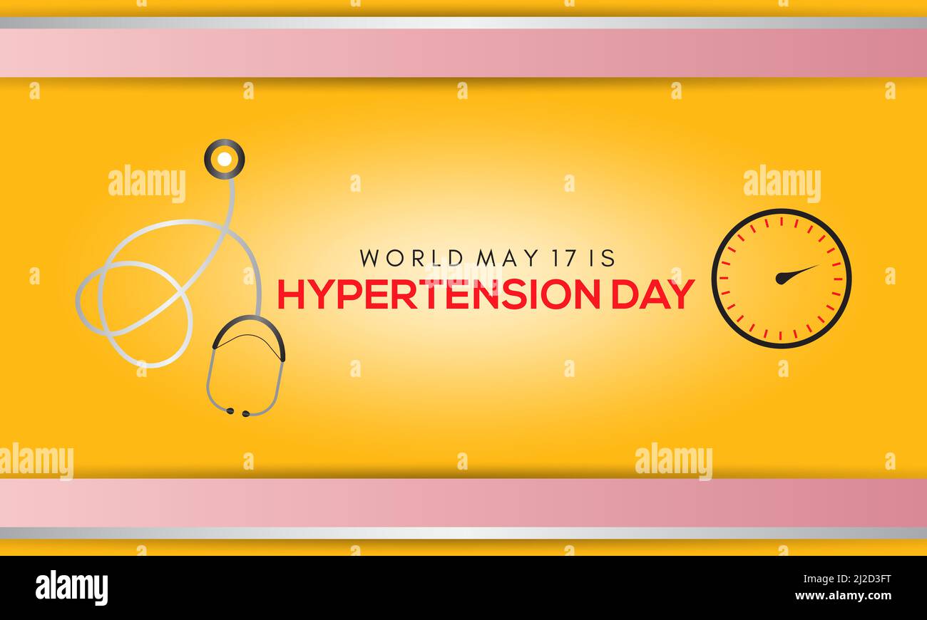 World Hypertension Day. Health raise awareness concept for banner ...