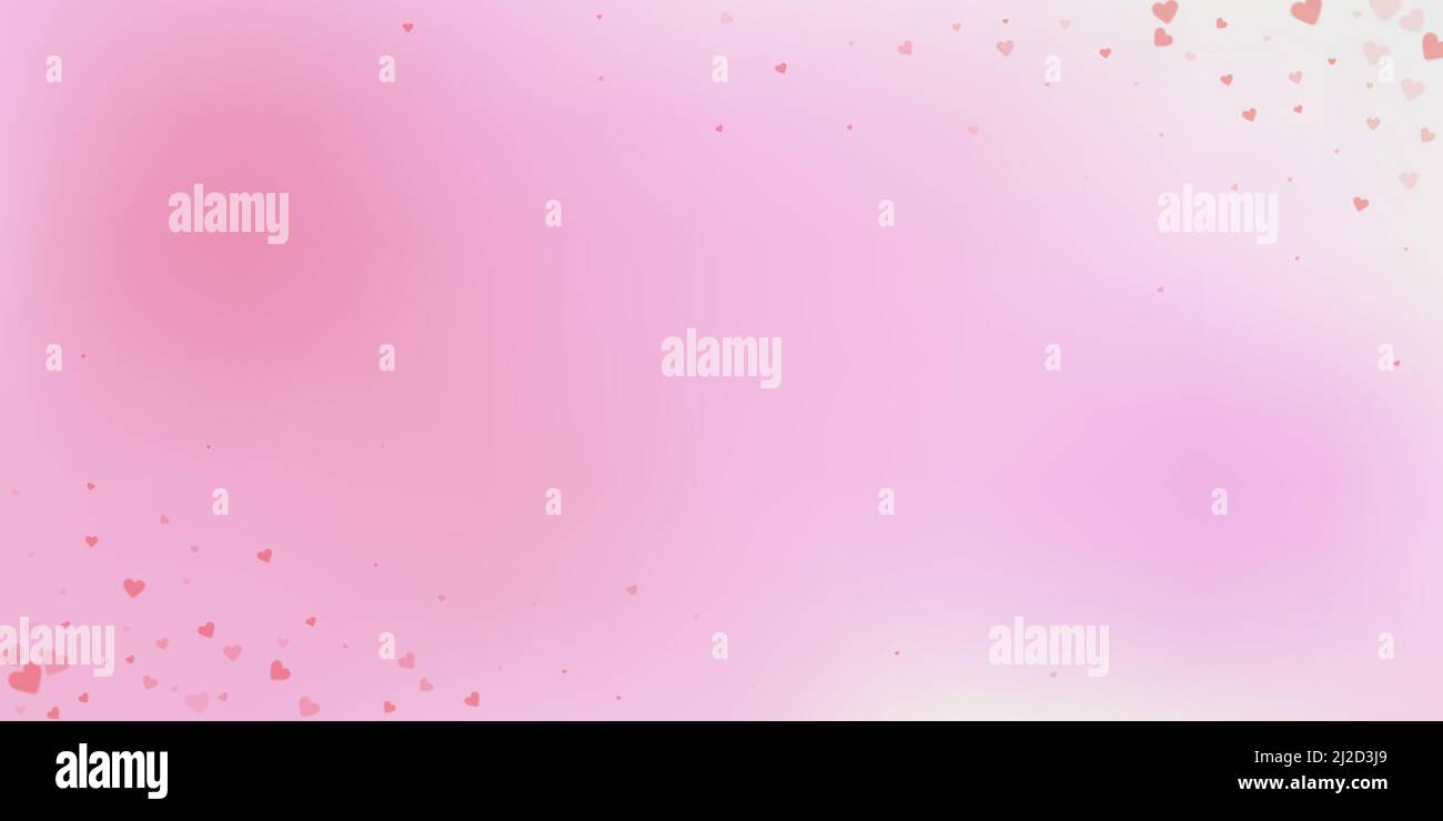 Red heart love confettis. Valentine's day corners juicy background ...