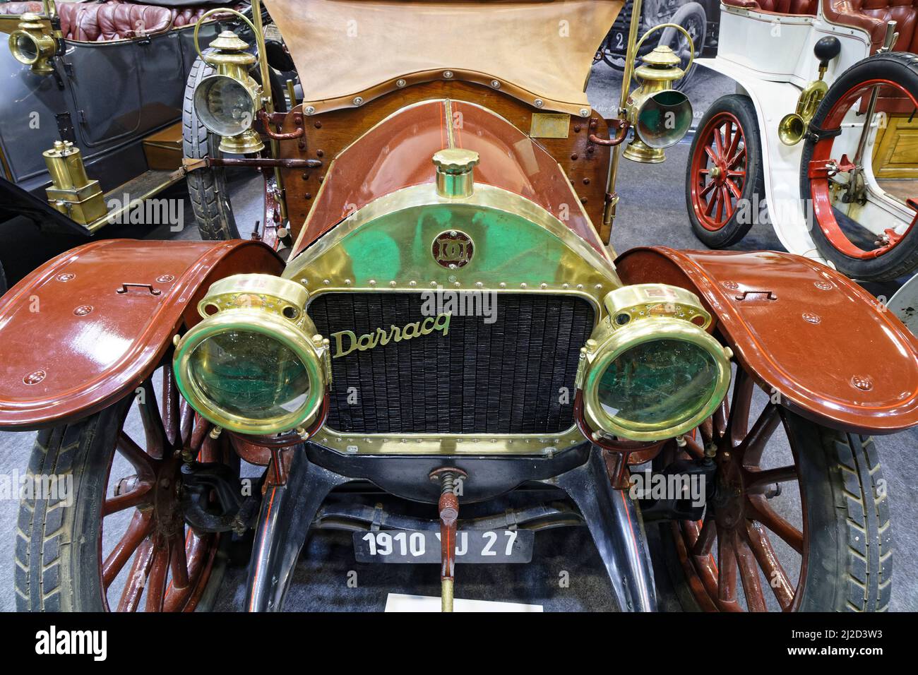 Paris, France. 18th Mar, 2022, Retromobile show presenting vintage cars ...