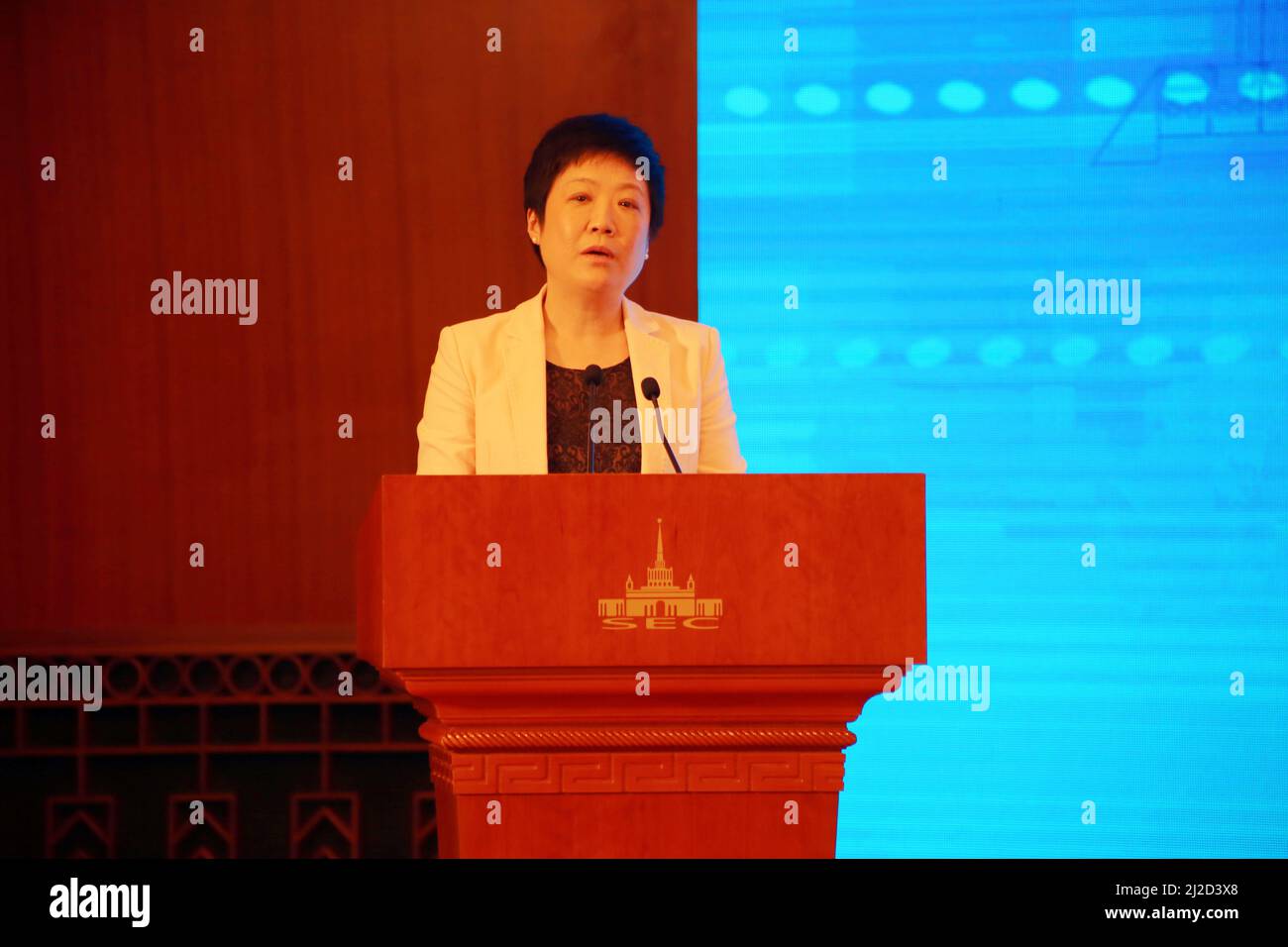 SHANGHAI, CHINA - AUGUST 12, 2020 - Wu Fan attends the Shanghai Book ...