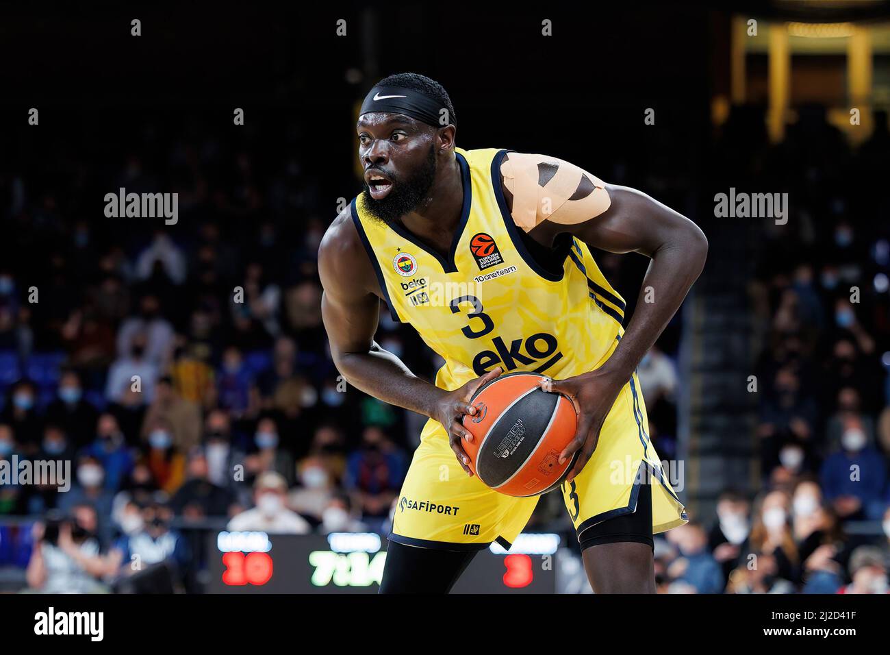 BARCELONA - MAR 25: Marial Shayok in action during the Turkish Airlines ...