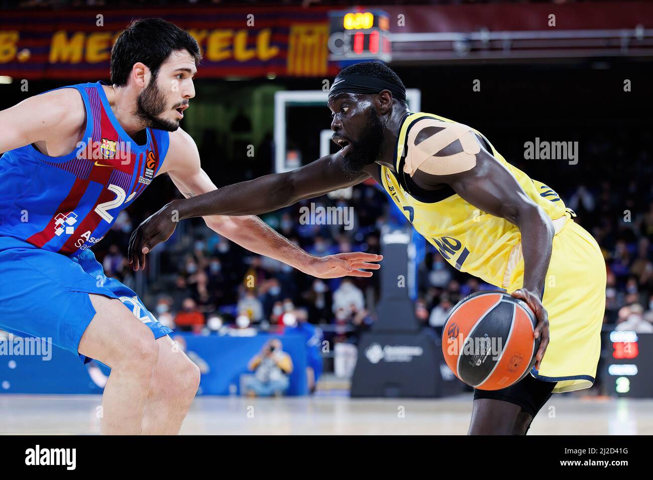 BARCELONA - MAR 25: Marial Shayok in action during the Turkish Airlines ...