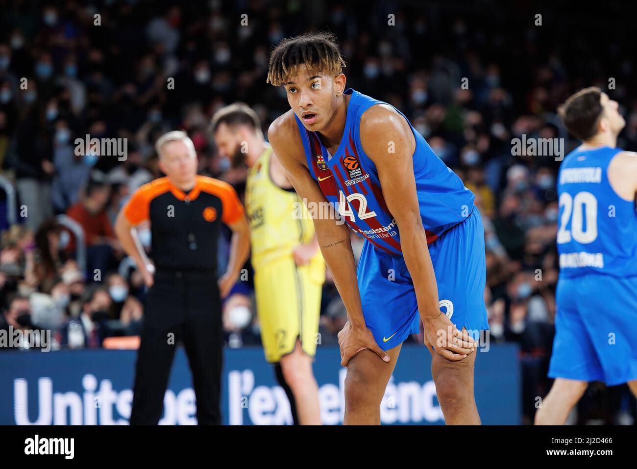 BARCELONA - MAR 25: Michael Caicedo in action during the Turkish ...