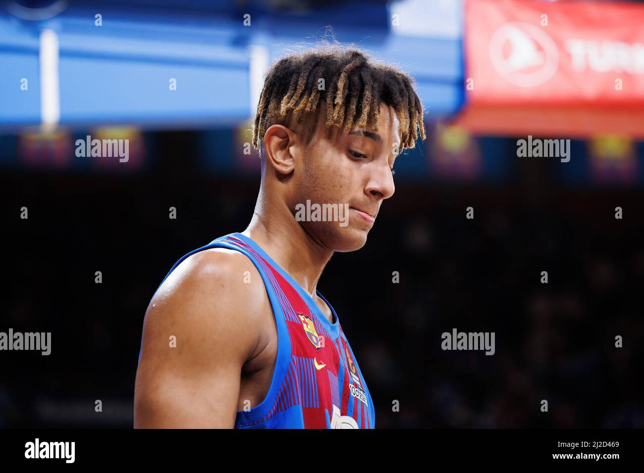 BARCELONA - MAR 25: Michael Caicedo in action during the Turkish ...