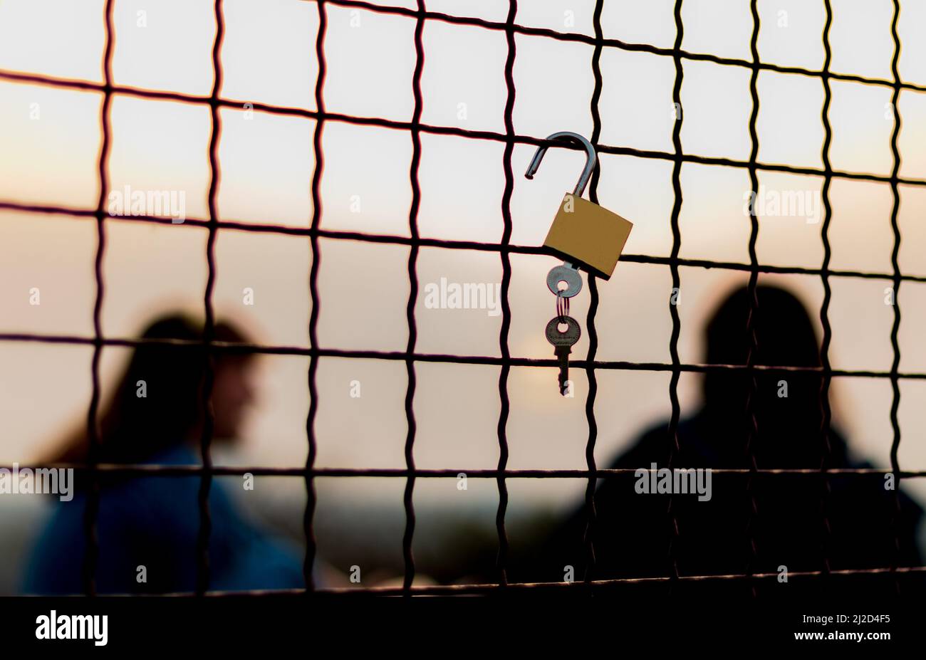 Set of lock and keys together represent the perfect match for any ...