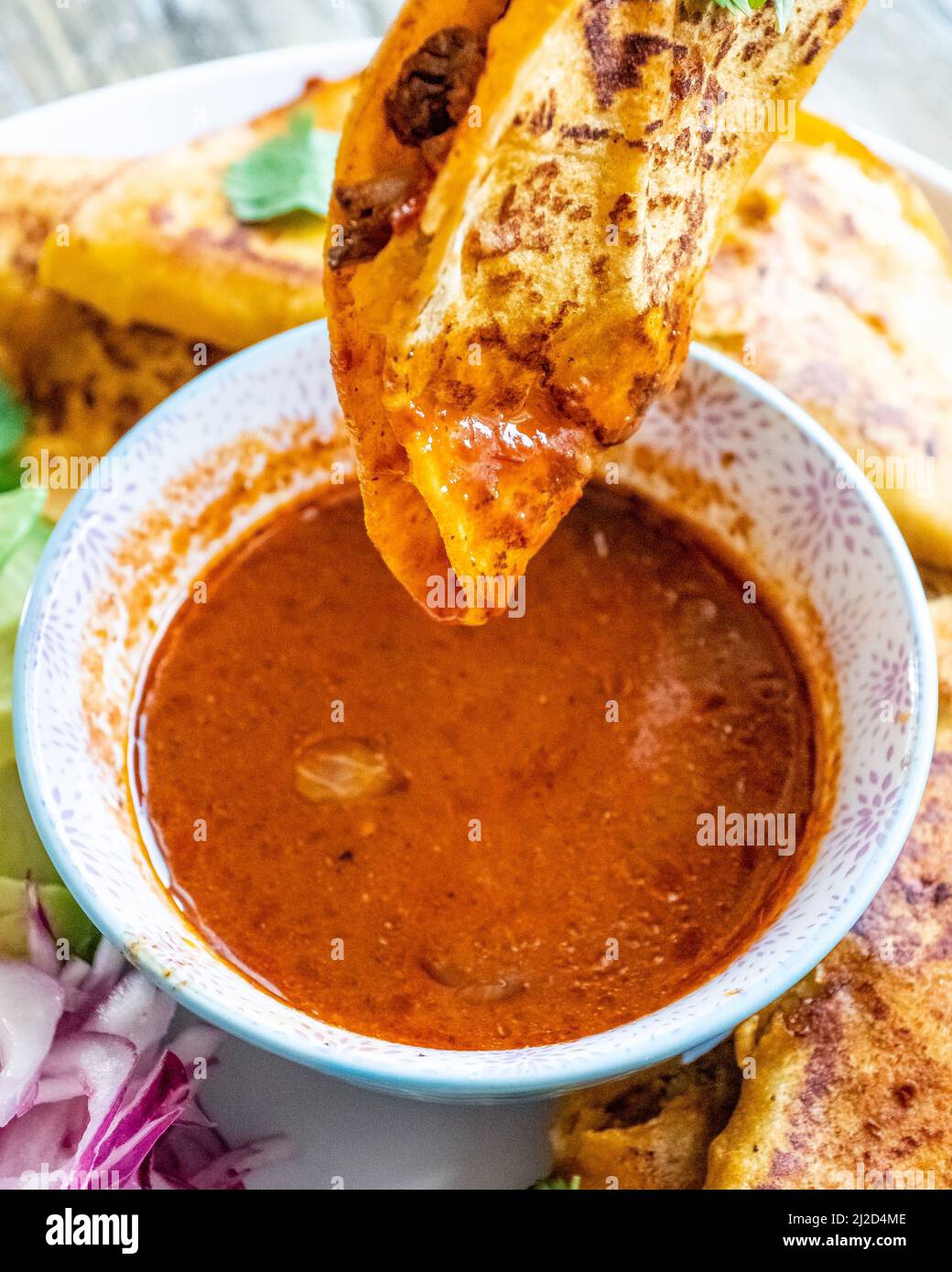 Sauce birria tacos hi-res stock photography and images - Alamy