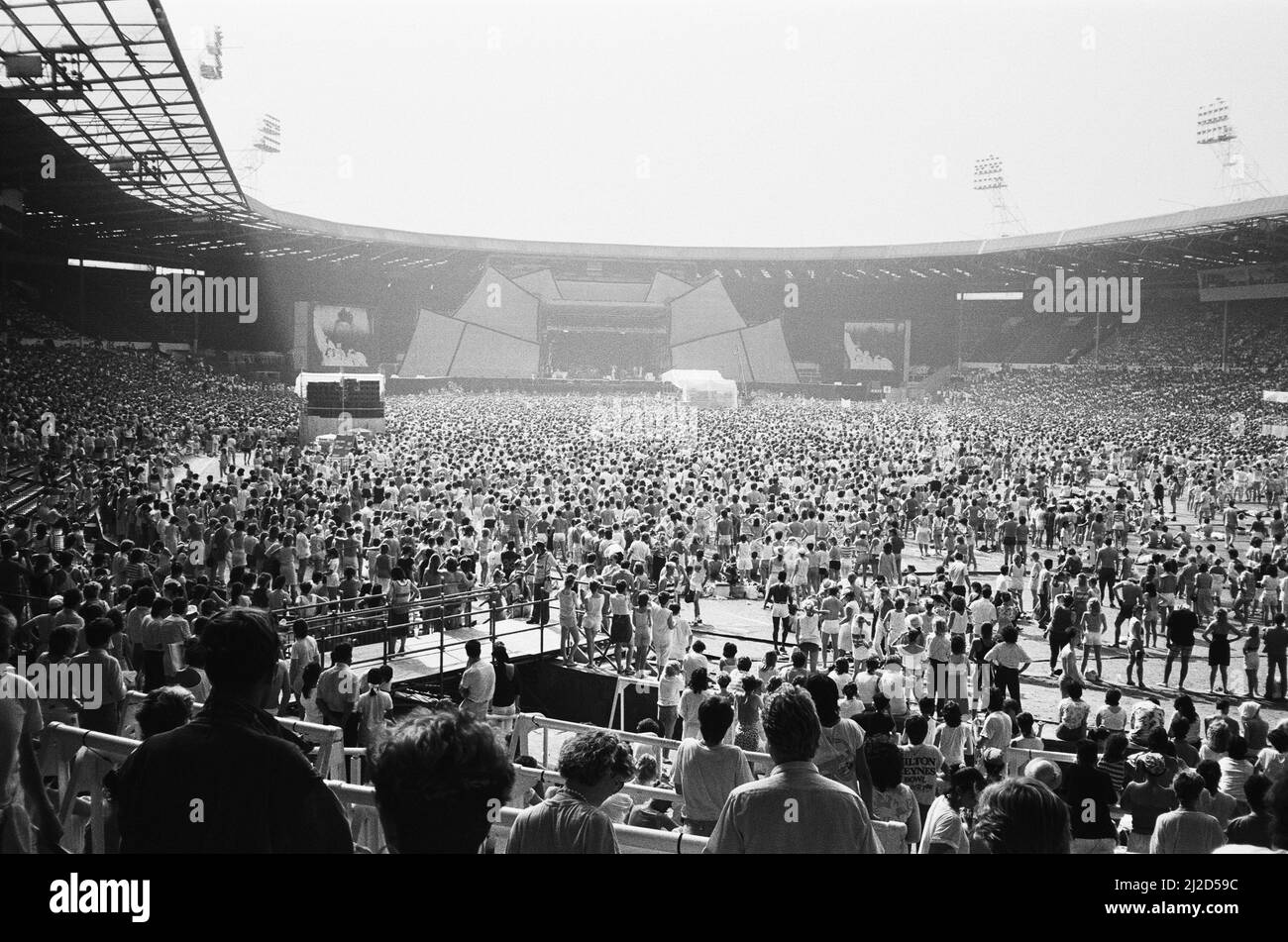 Wham. The Farewell Concert at Wembley Stadium, London England28th June ...