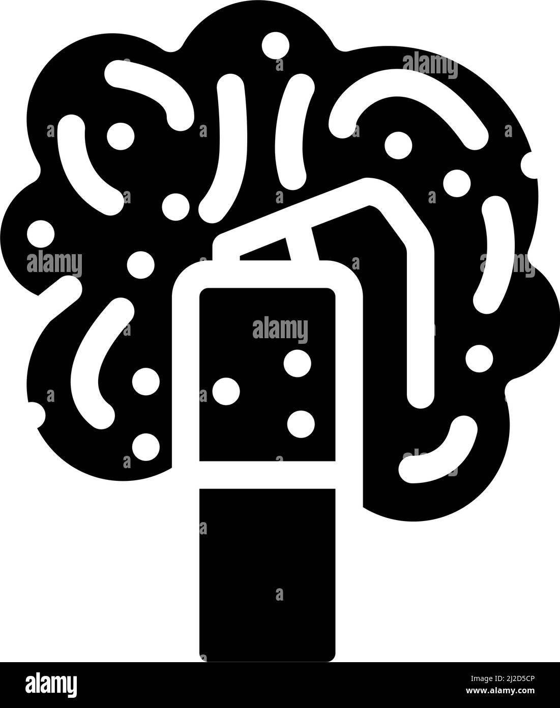 smoke bomb glyph icon vector illustration Stock Vector Image & Art - Alamy