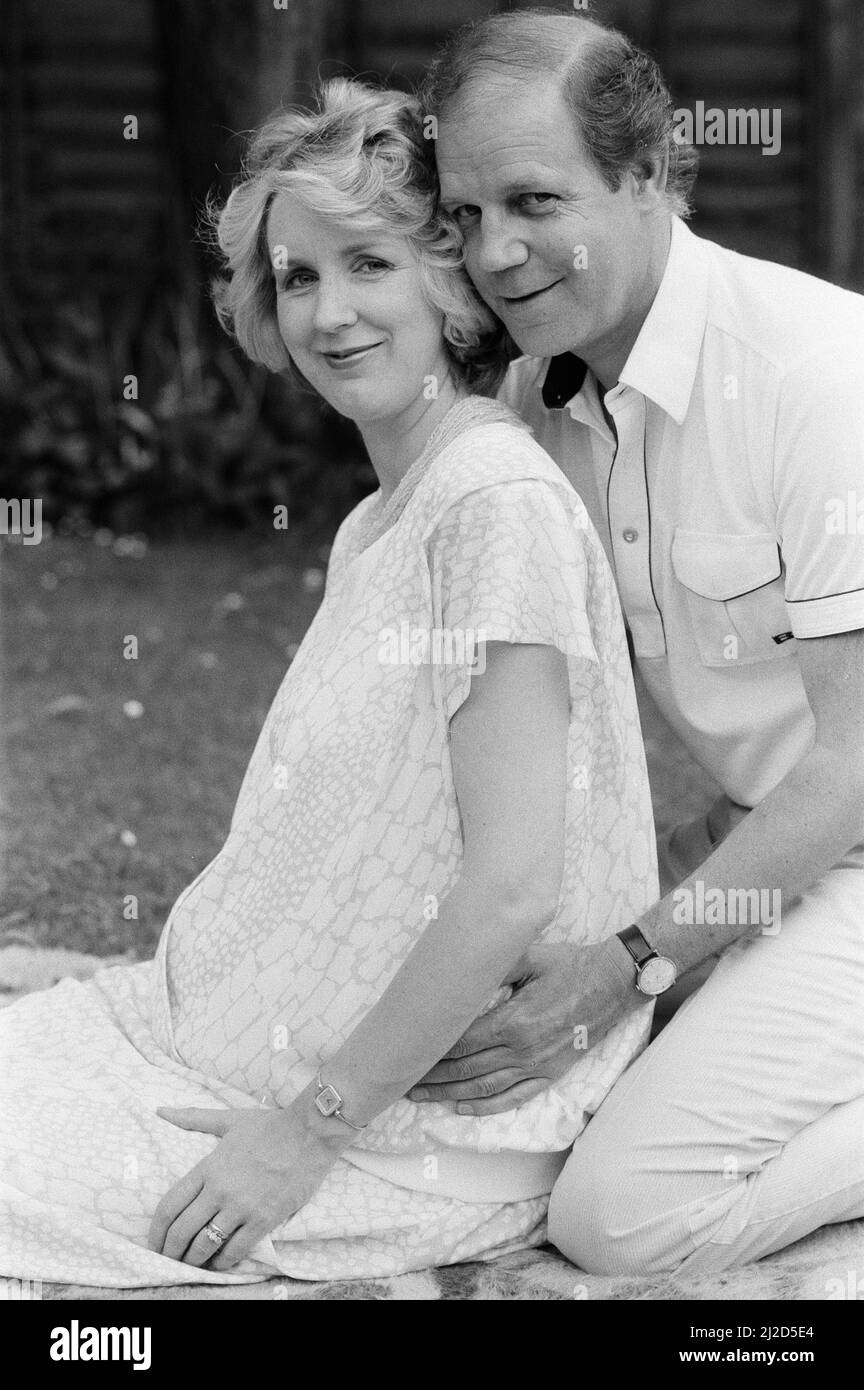 Brian Cant, children's television presenter, pictured with wife, writer ...
