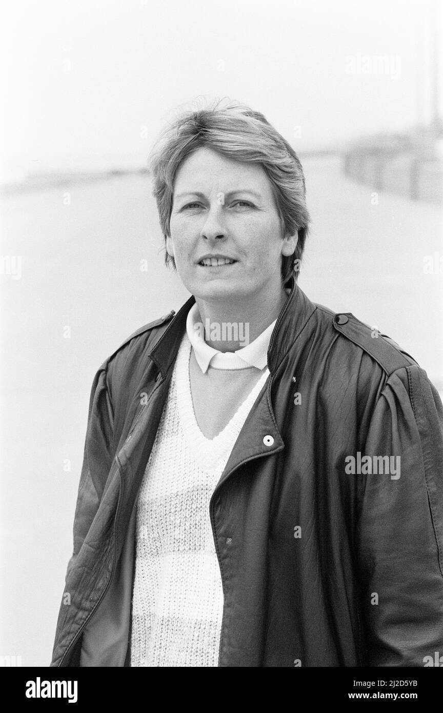 Janet Ross, former Secretary of actress Julie Goodyear, October 1986 ...