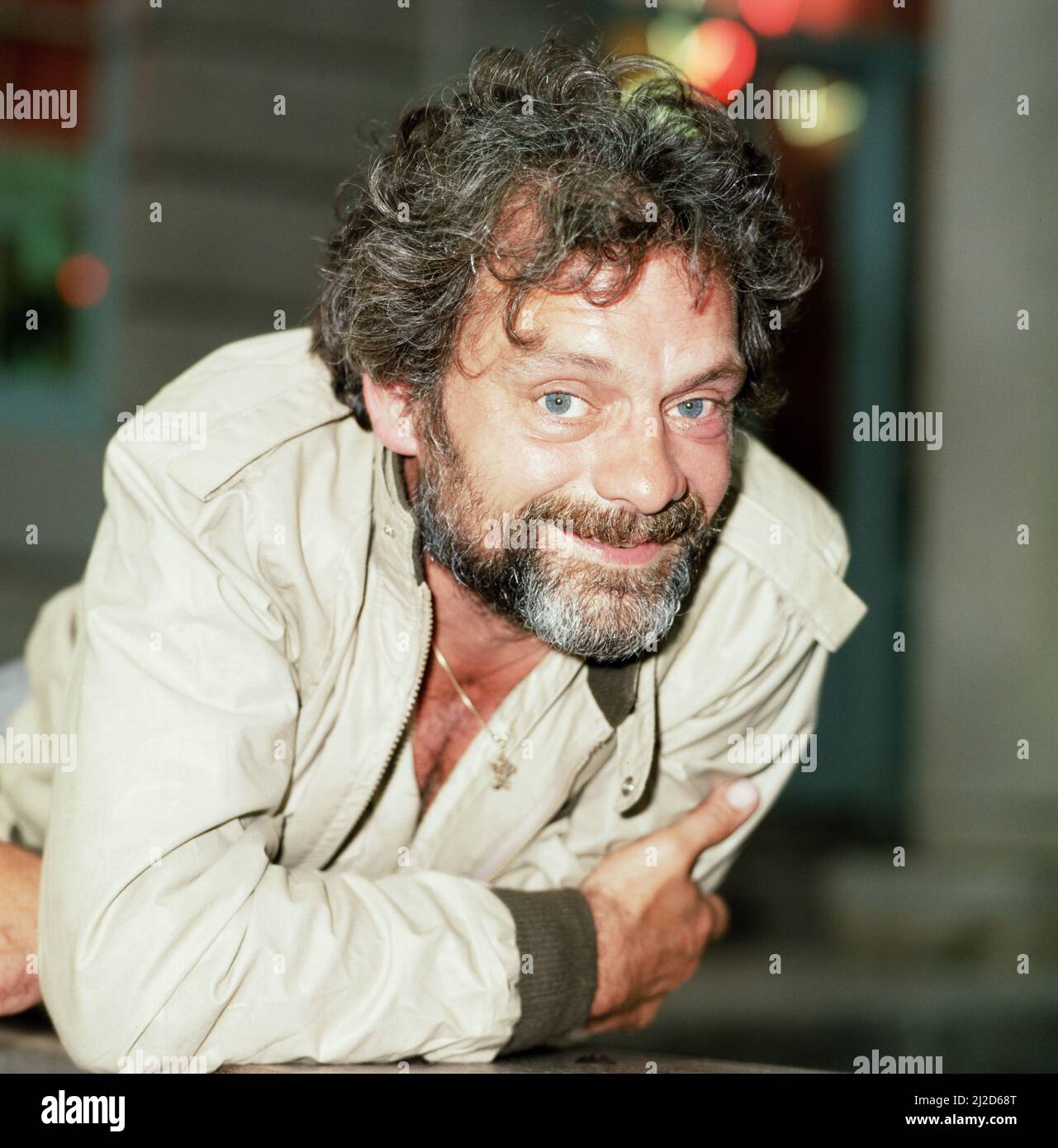 Actor David Jason pictured in Covent Garden, London. July 1985 Stock ...