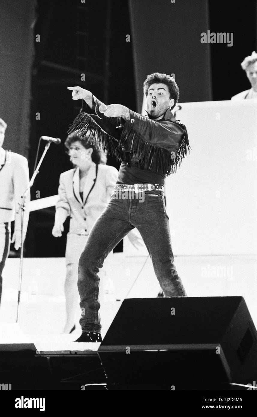 Wham. The Farewell Concert at Wembley Stadium, London England(Picture ...