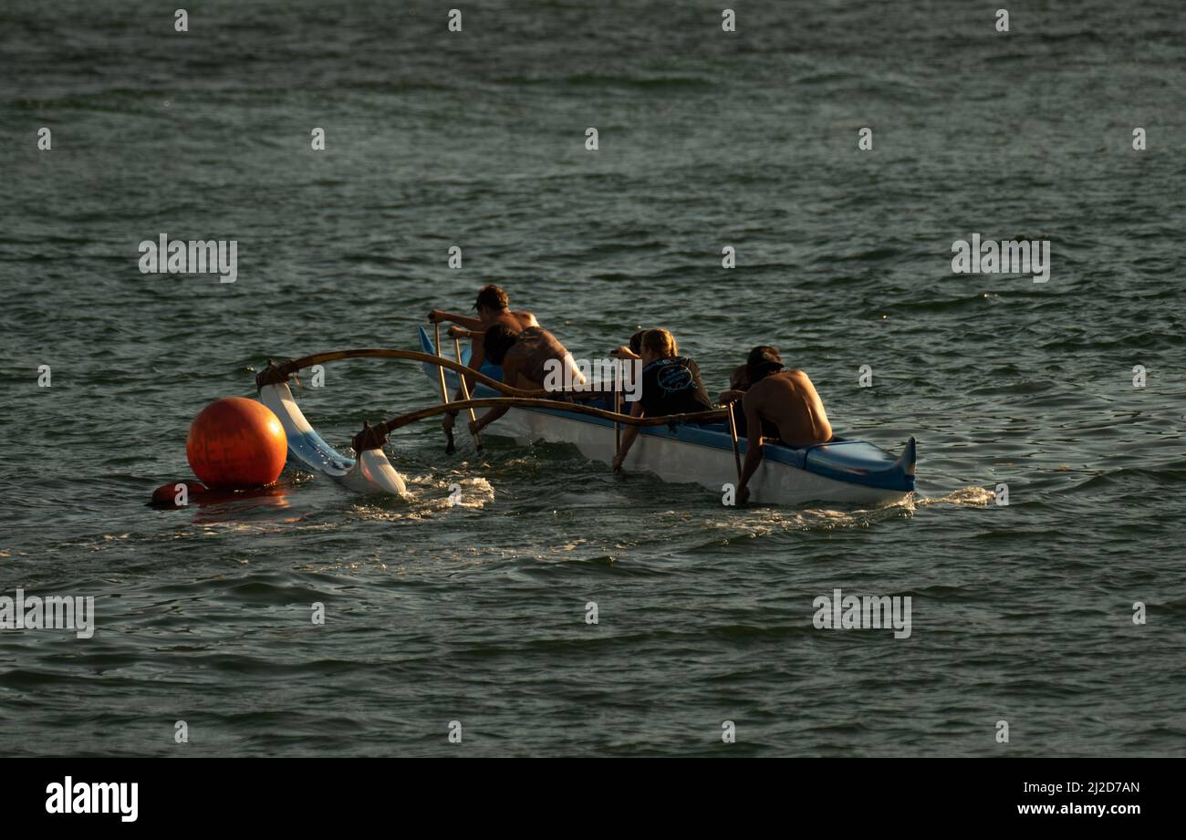 Ocean canoe hi-res stock photography and images - Alamy
