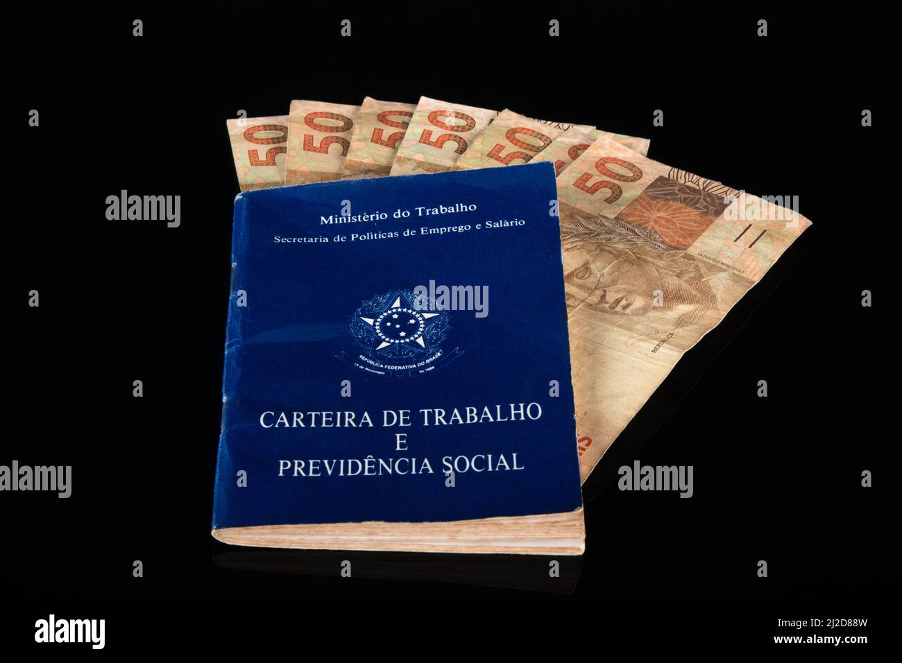 Brazilian document work and social security (Carteira de Trabalho e ...