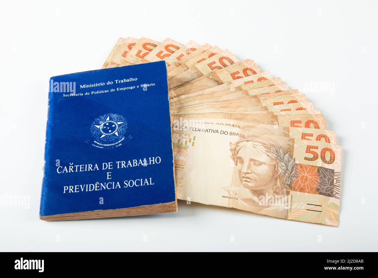Brazilian document work and social security (Carteira de Trabalho e ...