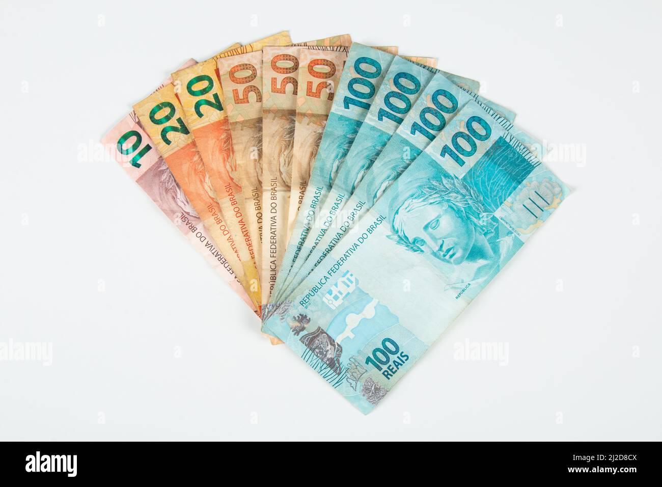 Brazilian money banknotes. Brazilian finance concept Stock Photo - Alamy