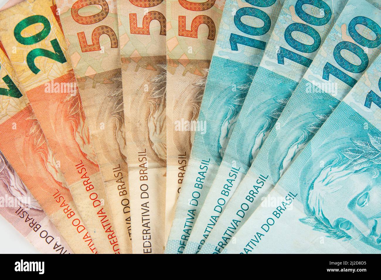Brazilian money banknotes. Brazilian finance concept Stock Photo - Alamy