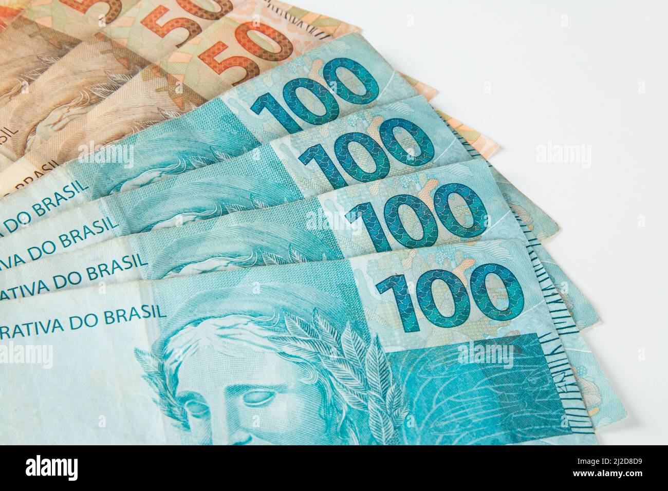 Brazilian money banknotes. Brazilian finance concept Stock Photo - Alamy