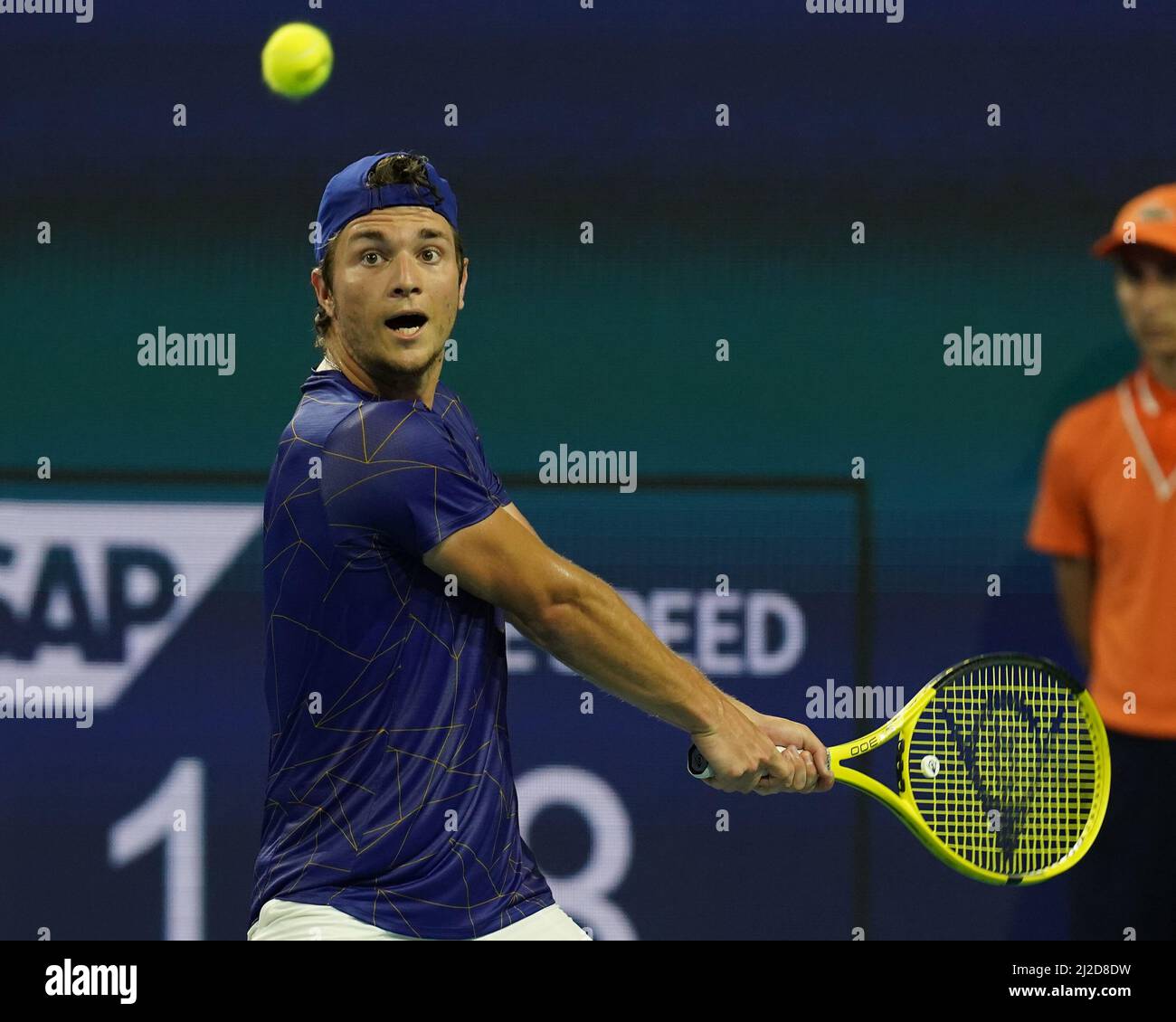 Miami Gardens FL, USA. 31st Mar, 2022. Carlos Alcaraz Vs Miomir ...