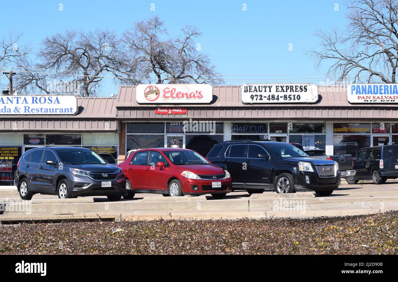 Stip mall hi-res stock photography and images - Alamy