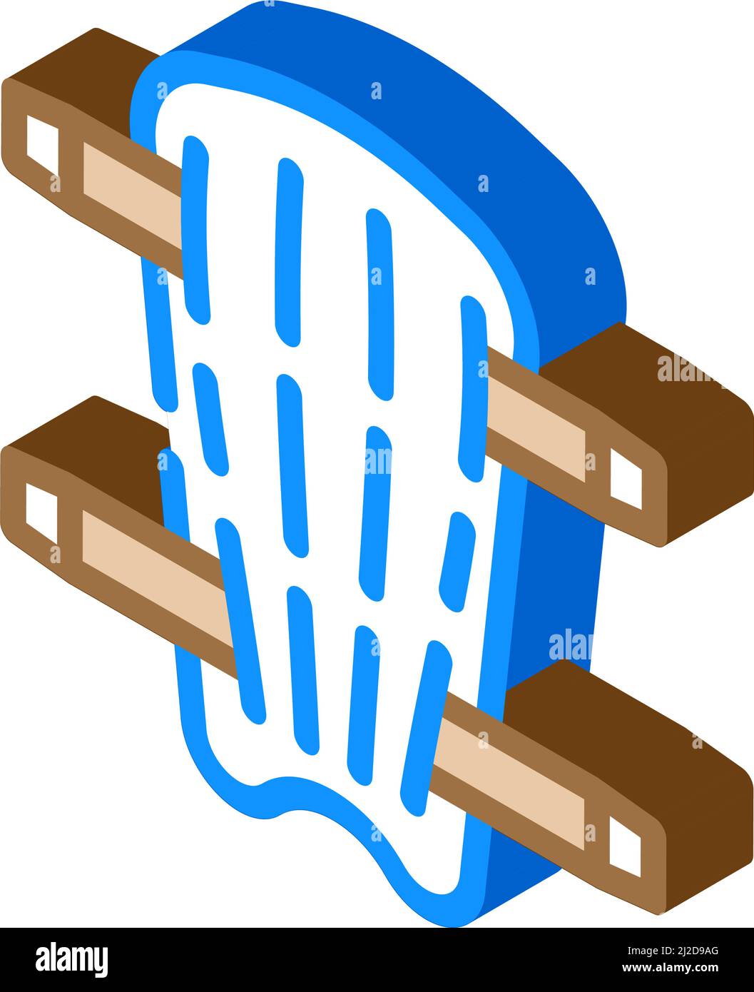 leg protection isometric icon vector illustration Stock Vector Image ...