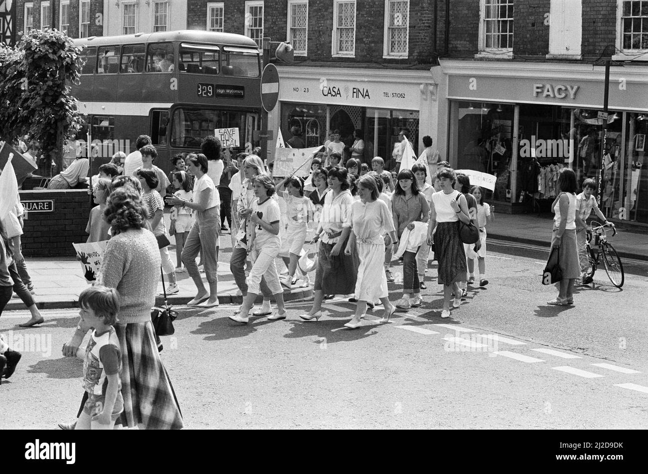 People protesting about the proposed closure of the Regal Cinema ...