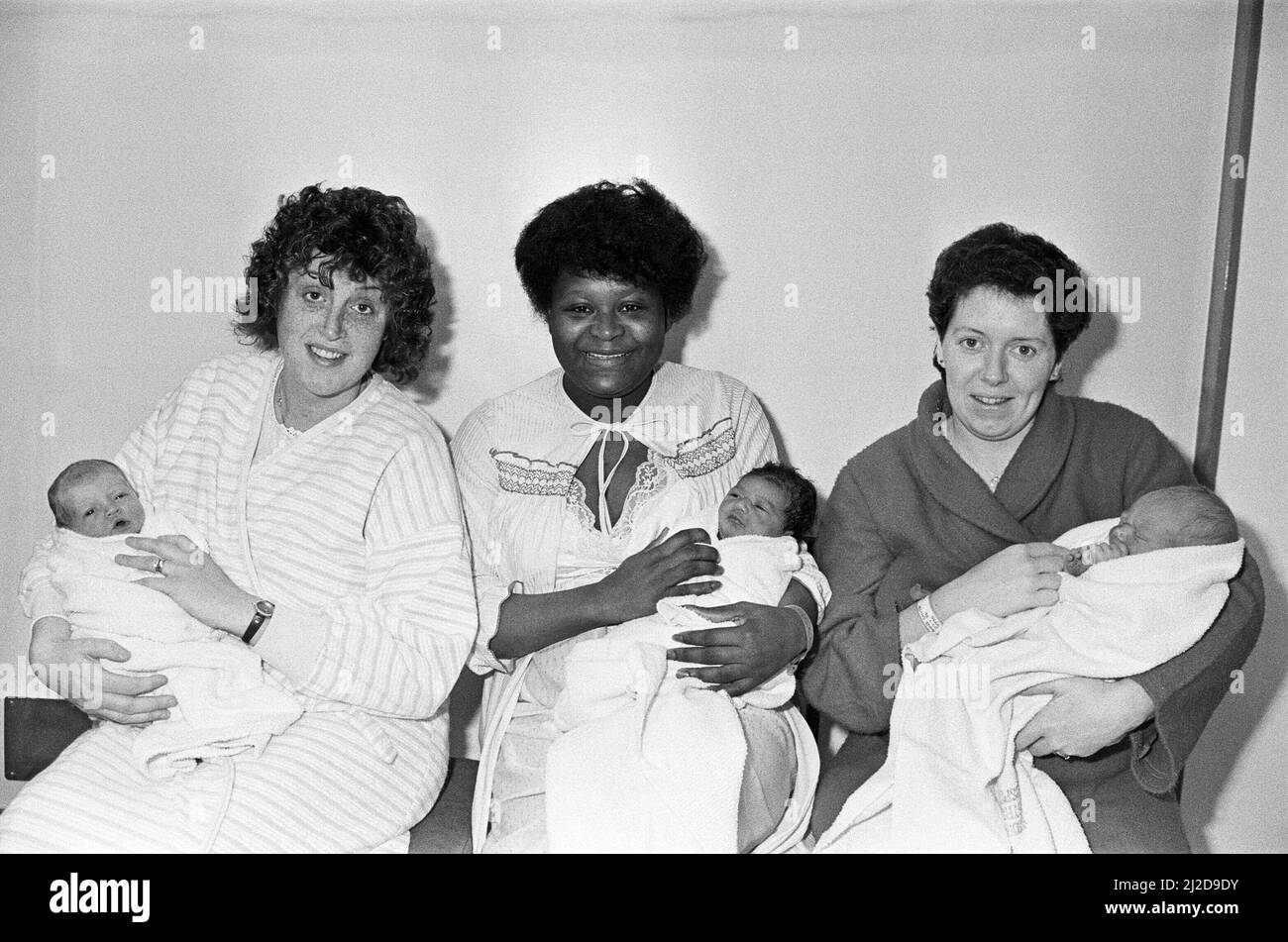 Christmas Day babies at Huddersfield Royal Infirmary (l-r) Susan ...