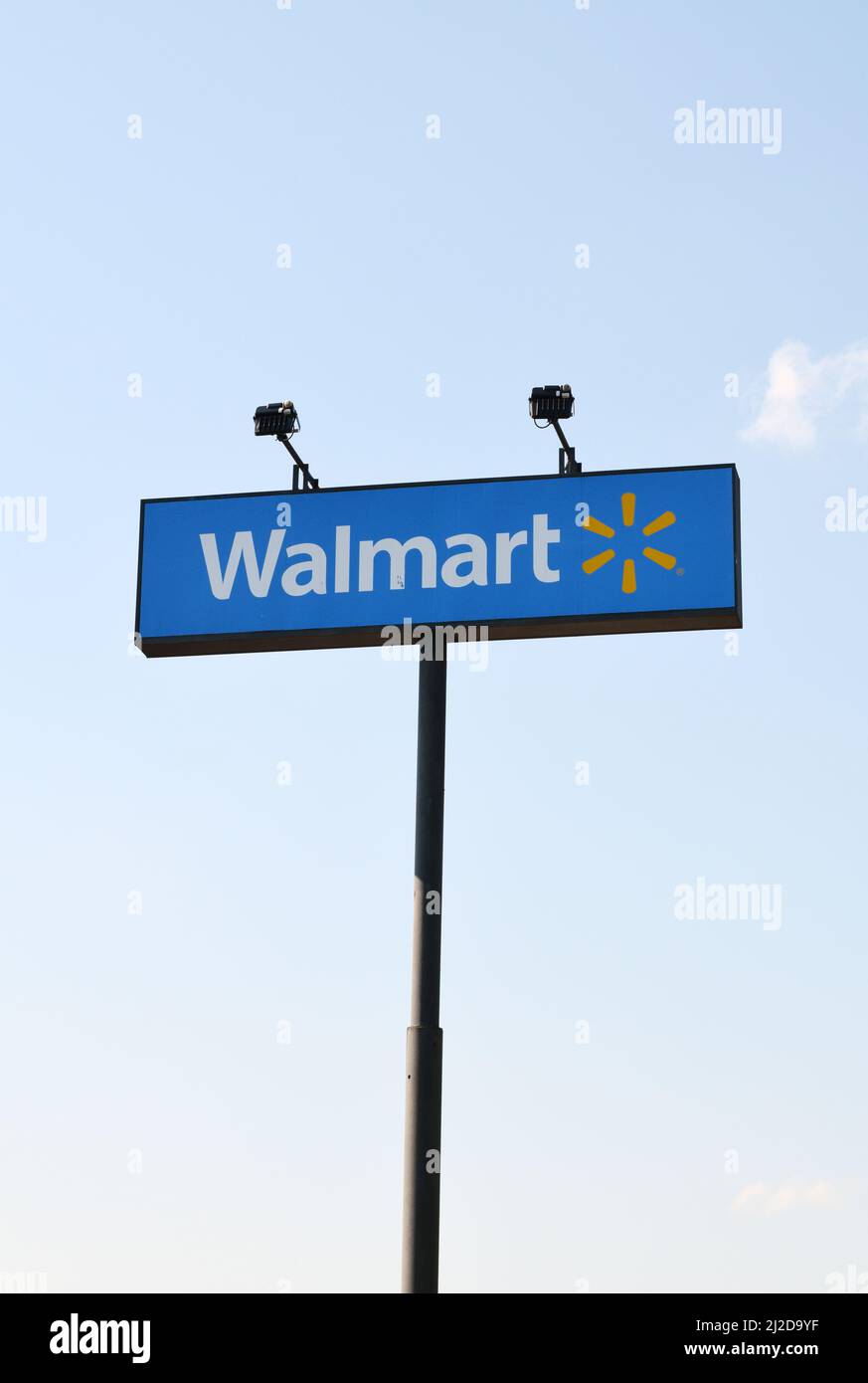 Letrero Del Supercentro Walmart Walmart Supercentre Hi Res Stock