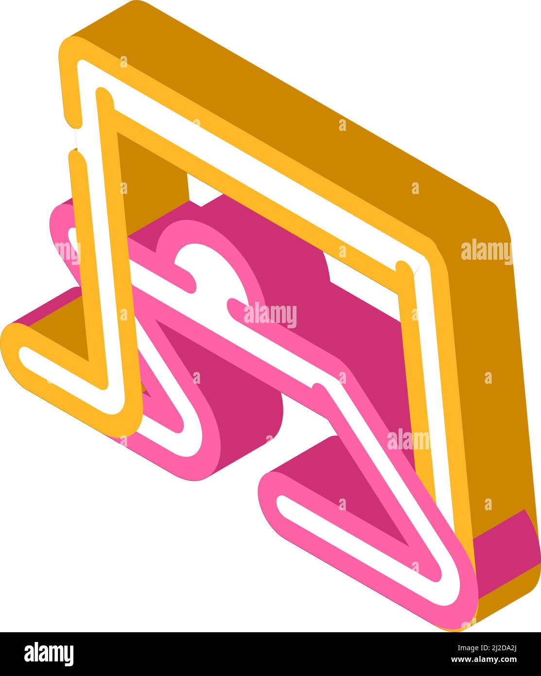 iron gate isometric icon vector illustration Stock Vector Image & Art ...