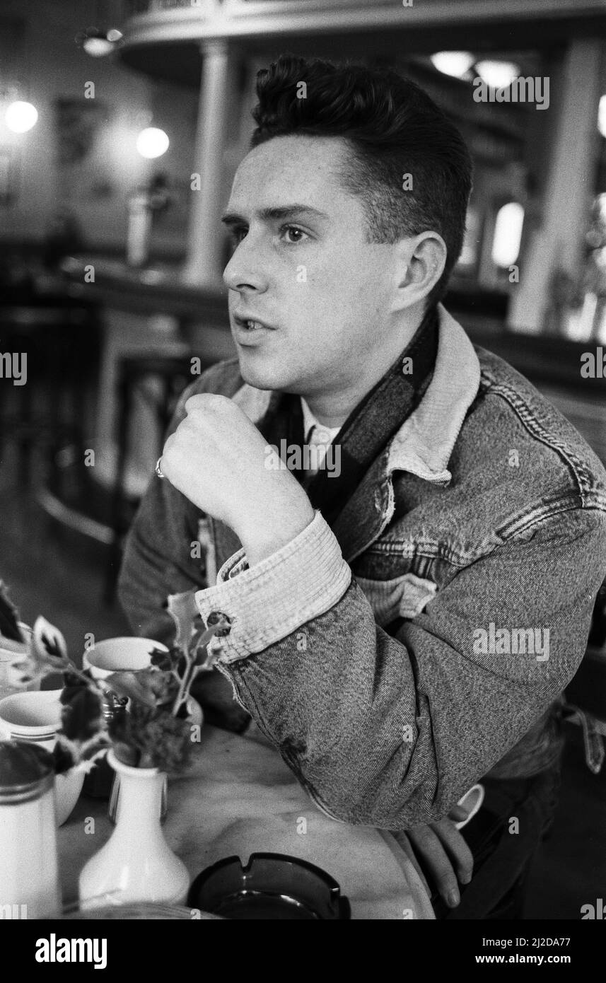 Frankie Goes to Hollywood singer Holly Johnson. 17th December 1986 ...