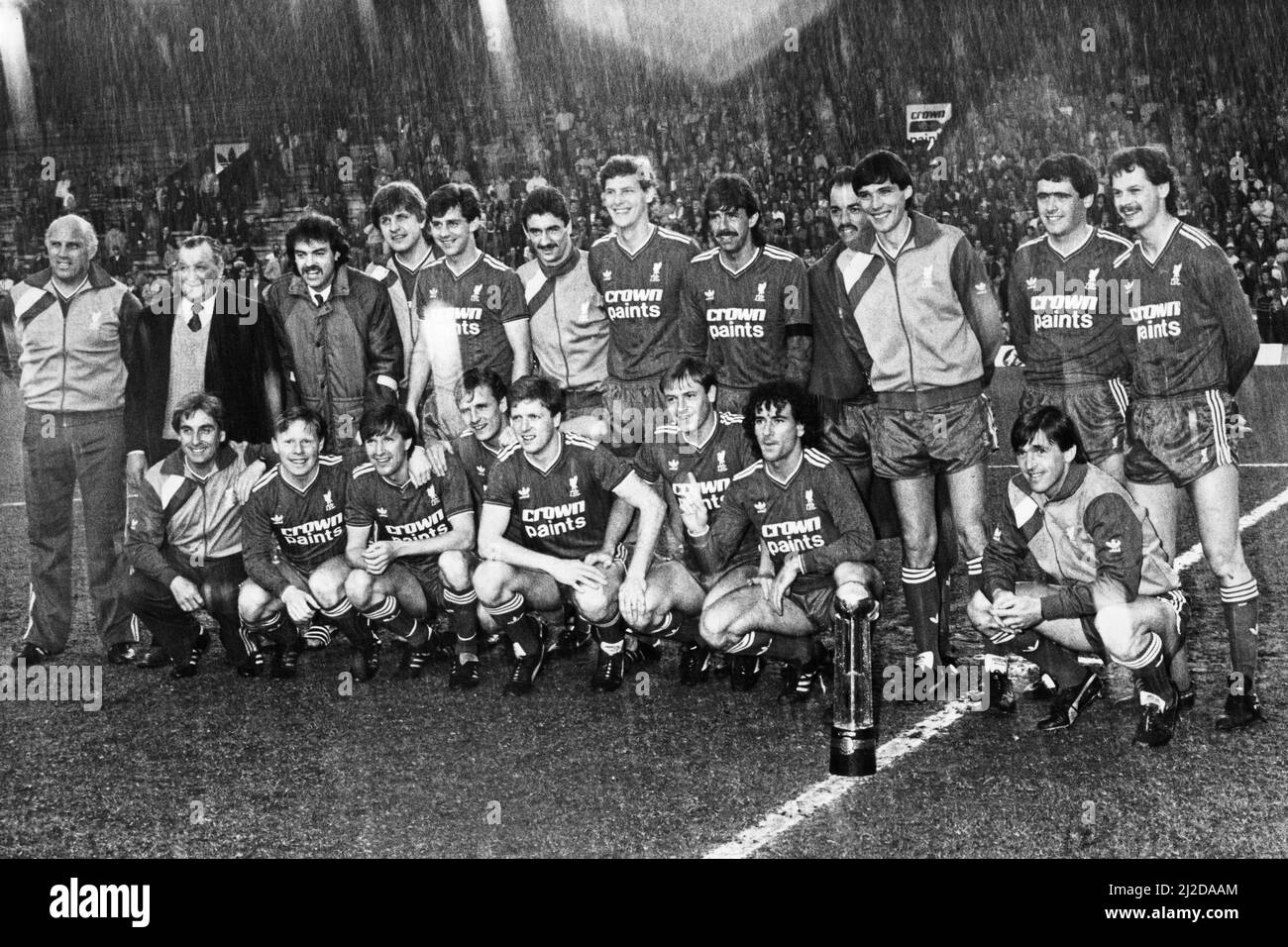 Liverpool screen sport cup 1986 hi-res stock photography and images - Alamy