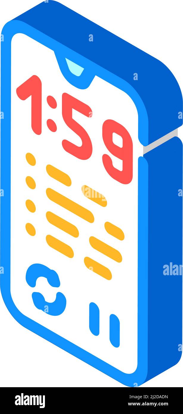 cycles training isometric icon vector illustration Stock Vector Image ...