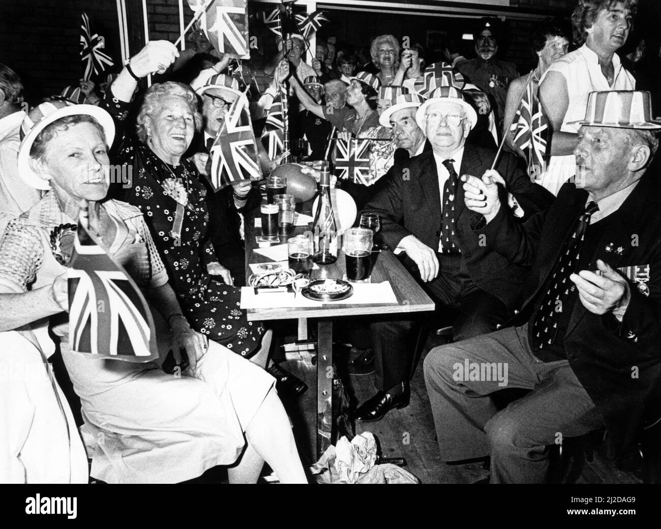 VJ Day 40th Anniversary celebrations in Coventry. 22nd August 1985 ...