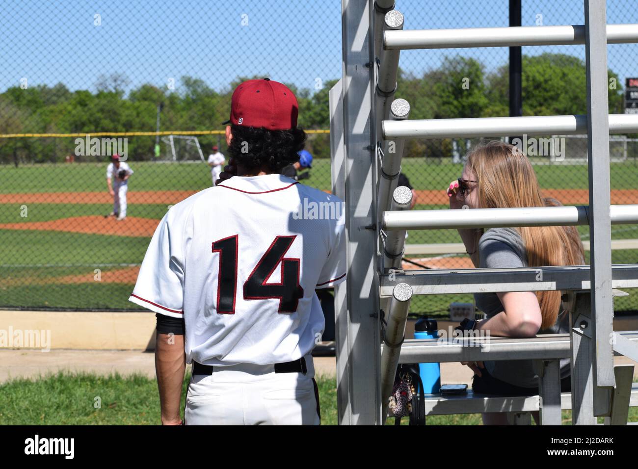 Baseball player and his girlfriend hi-res stock photography and images ...