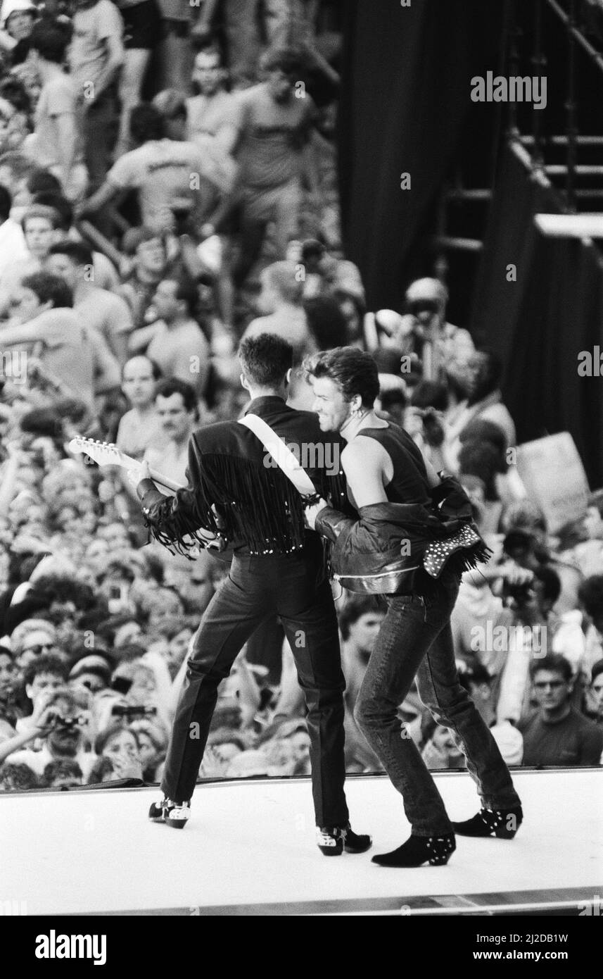 Wham. The Farewell Concert at Wembley Stadium, London England(Picture ...