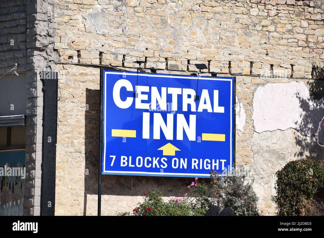 Central Inn sign in Dublin Texas - November 2021 Stock Photo - Alamy