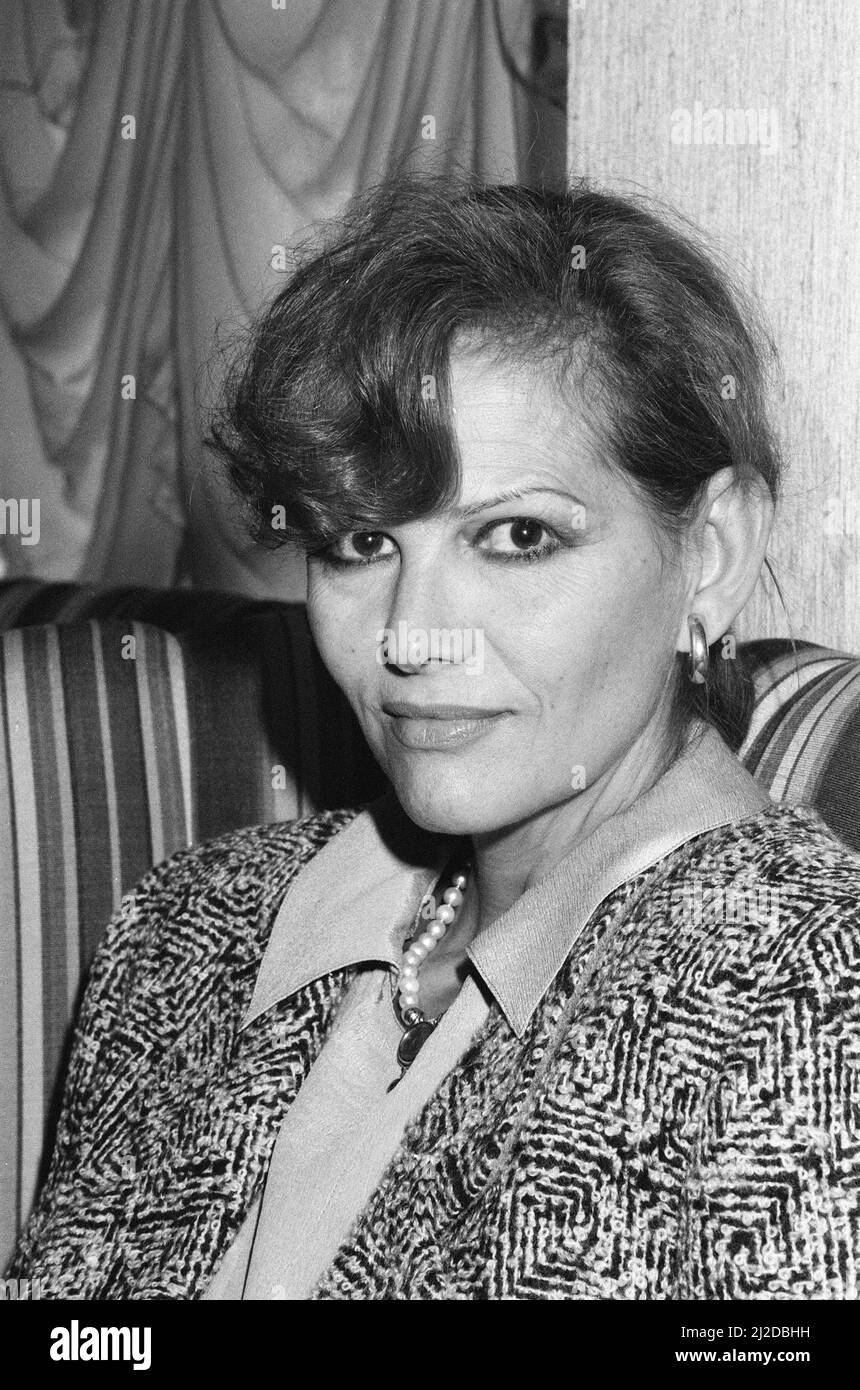 Claudia Cardinale, Italian actress in London to promote her latest film ...