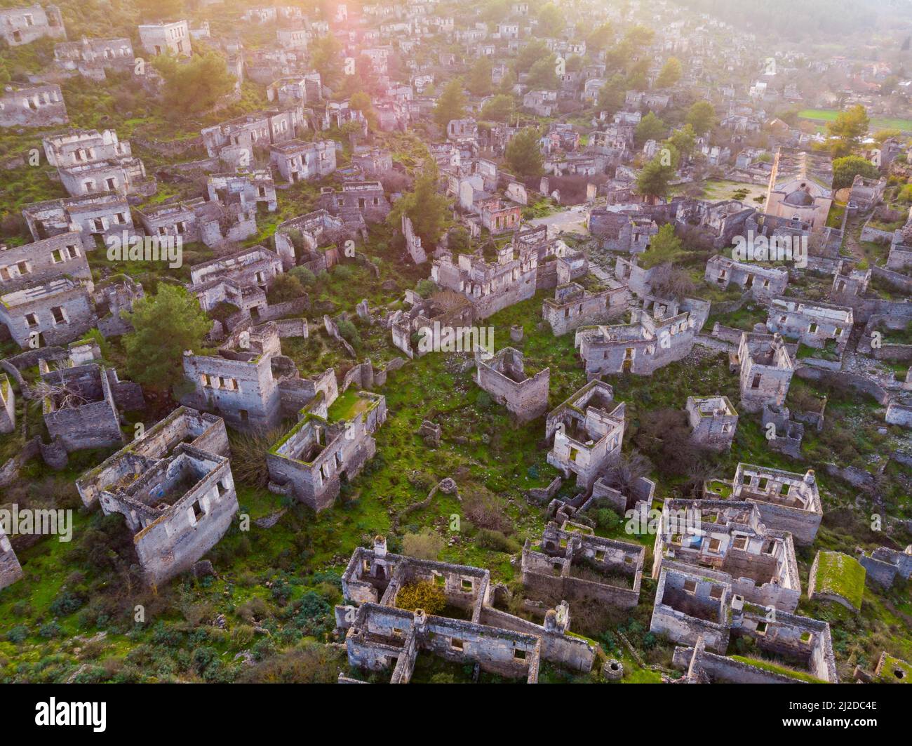 Kayakoy aerial hi-res stock photography and images - Alamy
