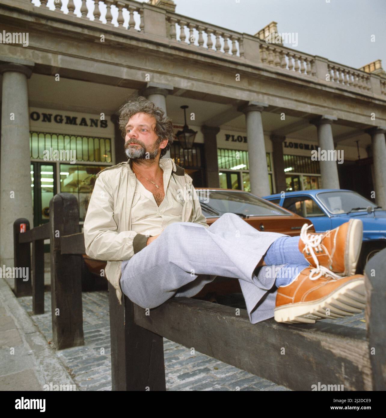 Actor David Jason pictured in Covent Garden, London. July 1985 Stock ...